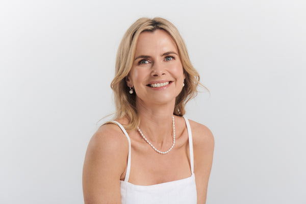 Elke White Rice Pearl Necklace – Sybella Jewellery