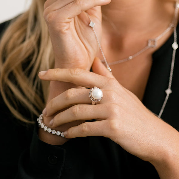 Mischa Pearl Ring – Sybella Jewellery